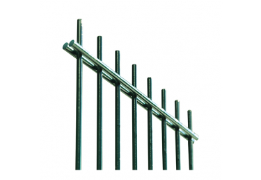 Zváraný plotový panel N2D 2500x2030mm D5/4/5mm zelená